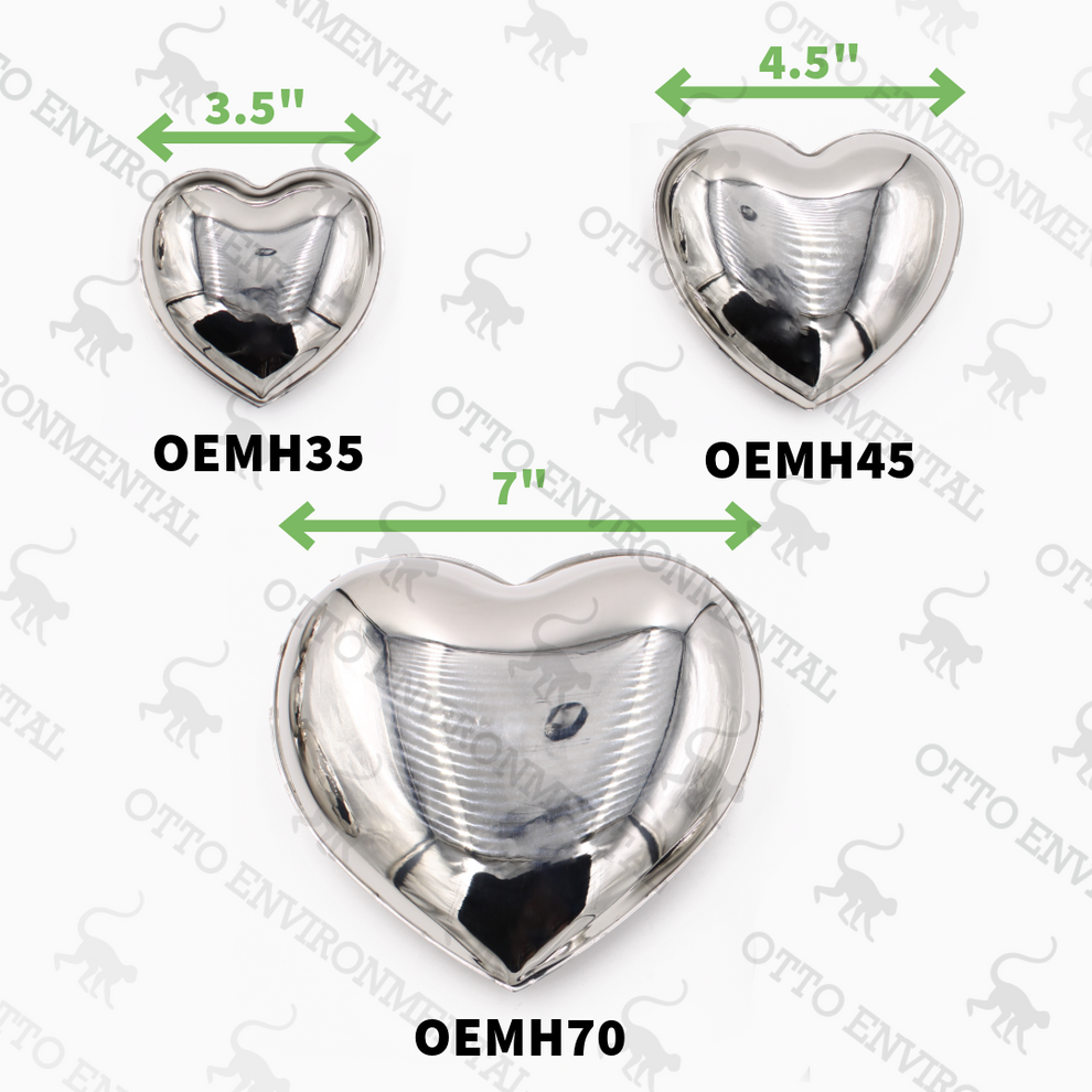 Reflective Sensory Hearts – Exotic Animal Supply
